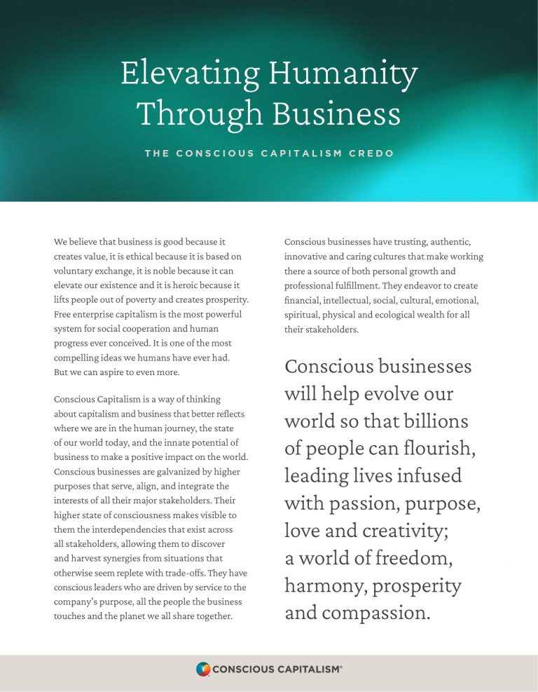 Resources - Conscious Capitalism, Inc.